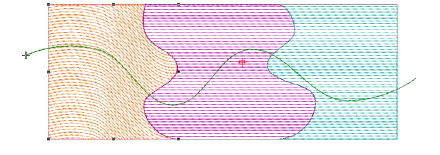 Apply curved lines to multiple objects
