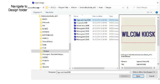 Set up thread colors