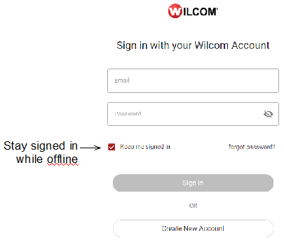 Wilcom User Account