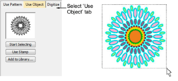Carving stamp > use objects