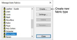 Create auto fabrics