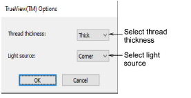 Design viewing options