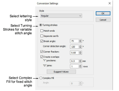 Convert TrueType font