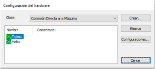 Configuración del hardware