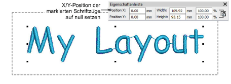 Layouts auf der Basis von Vorlagen erstellen