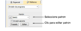 Editar patrones divididos